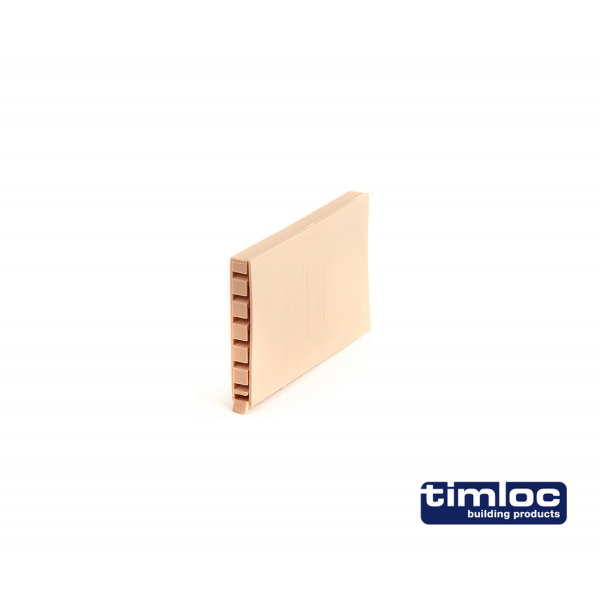 TIMLOC 1143BU Cavity Wall Weep Vents 10mm x 65mm x 100mm Buff